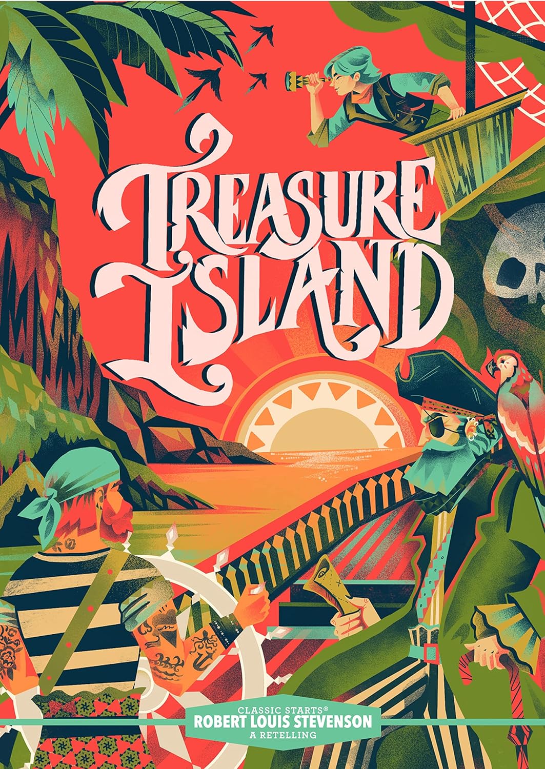 Amazon.com: Classic Starts®: Treasure Island: 9781454948407: Tait ...