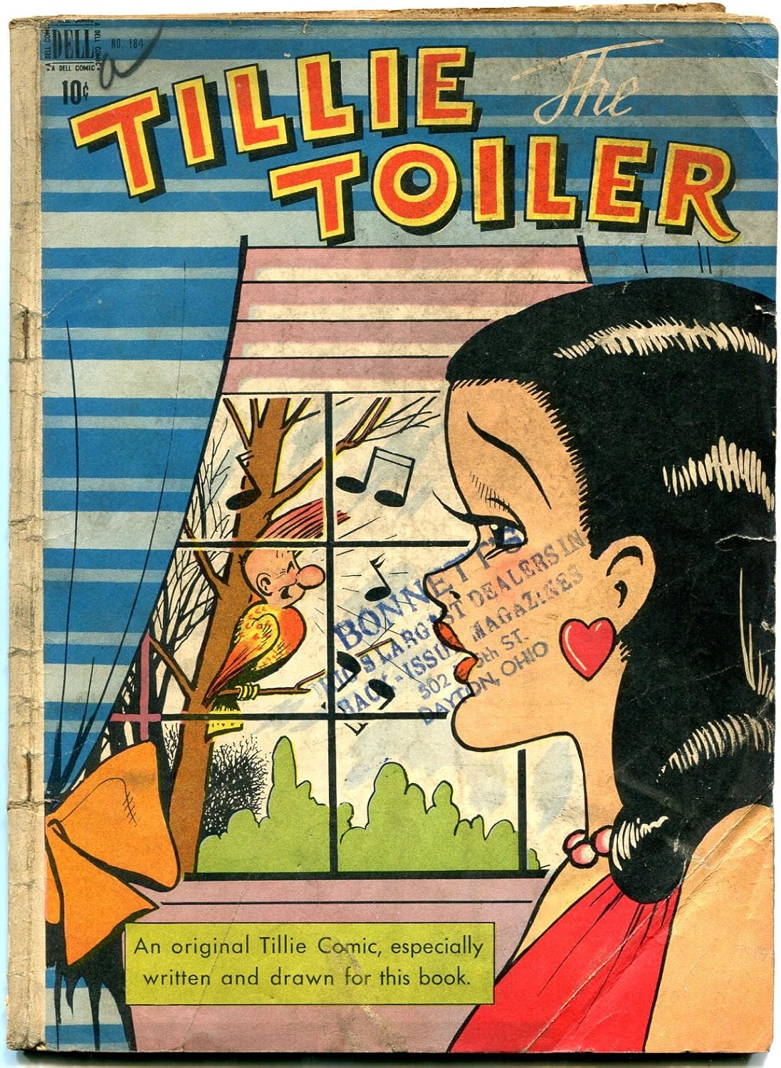 Amazon.com: Tillie the Toiler - Four Color Comics #184 1948- Dell ...