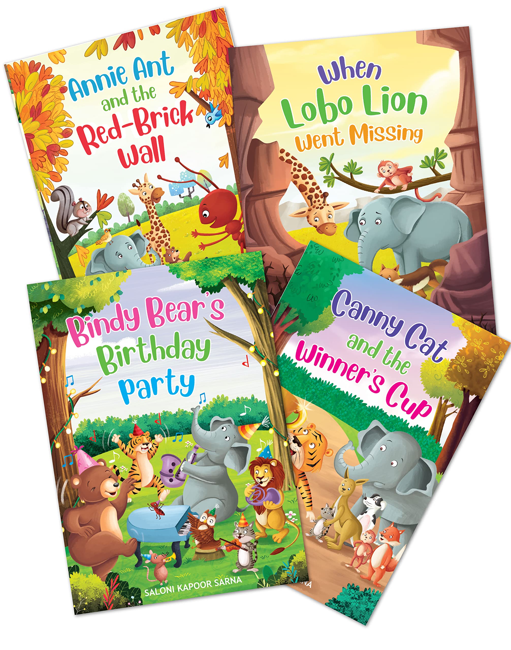Set of 4 - Life Lessons Story Book for 4+ Years Kids : Saloni Kapoor ...