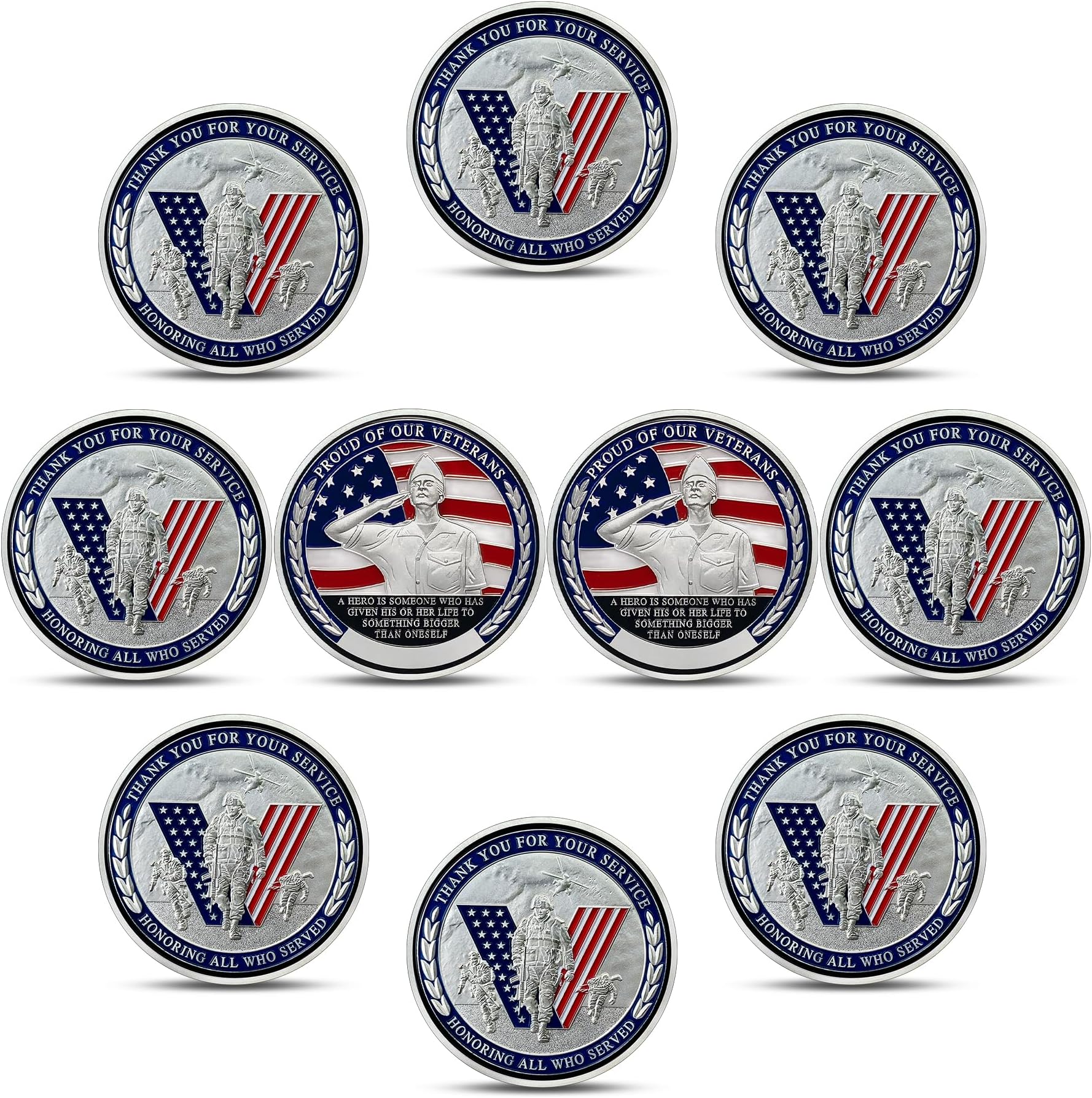 Amazon.com : Patriotic Military Challenge Coin | USMC and Its Core ...