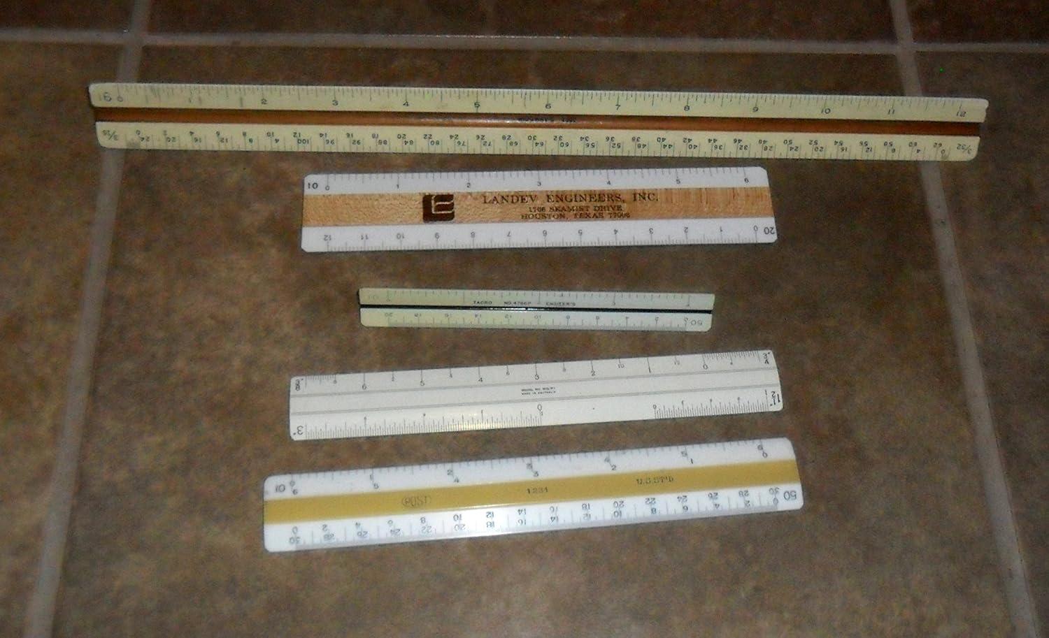 Amazon.com: Multiple Engineering Scales / Rulers - W&g WG/P1, Tasco ...
