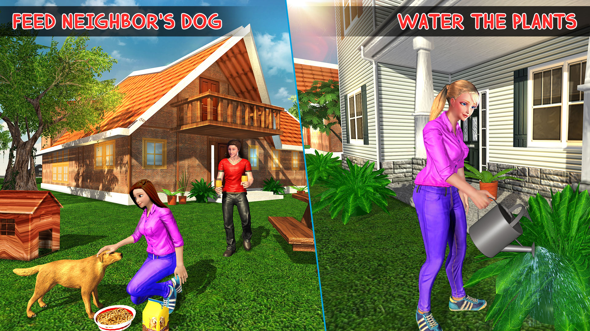 Virtual Neighbor Girl : Family Home Games - App on Amazon Appstore