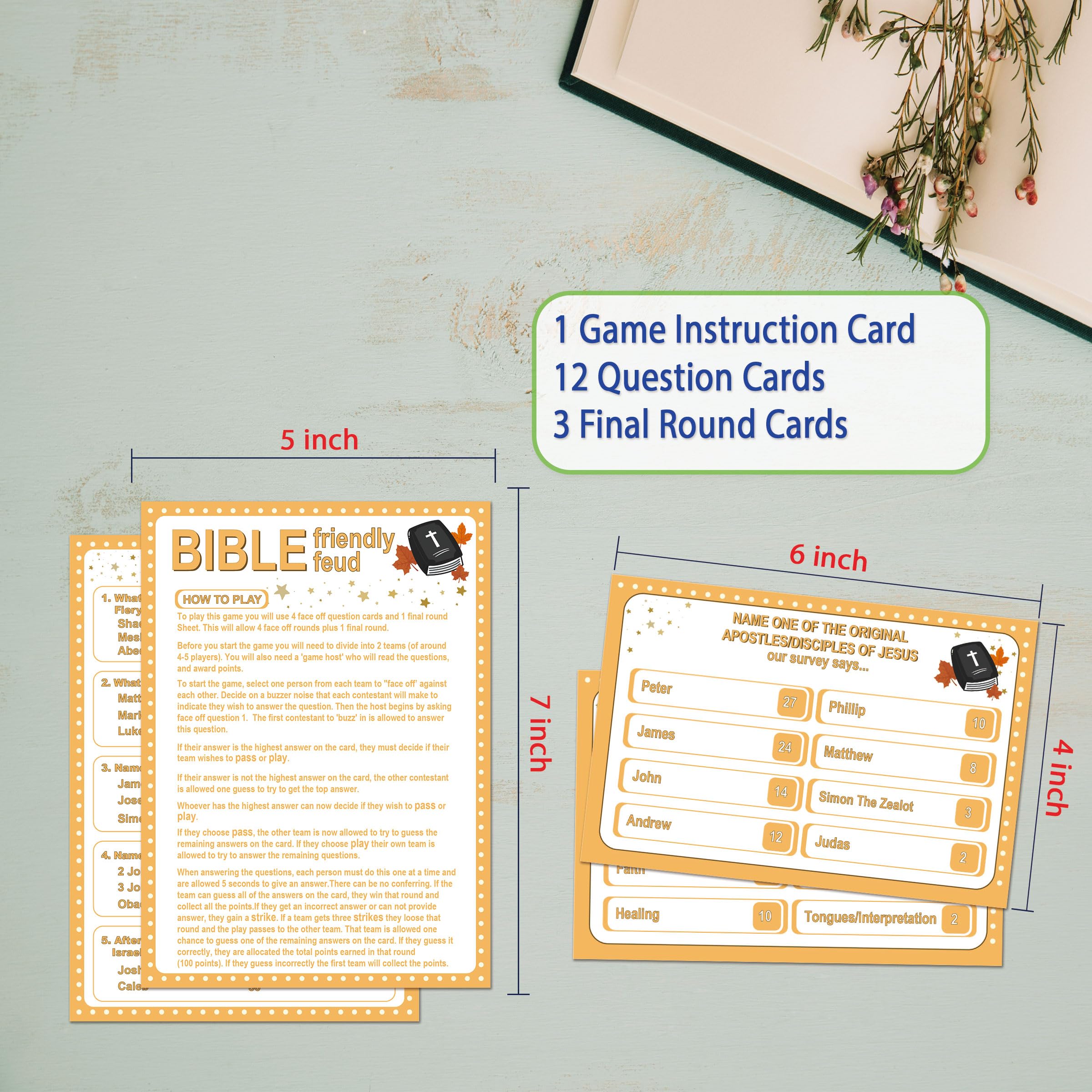 Snapklik.com : Bible Family Feud Game, Christian Card Game, Church ...
