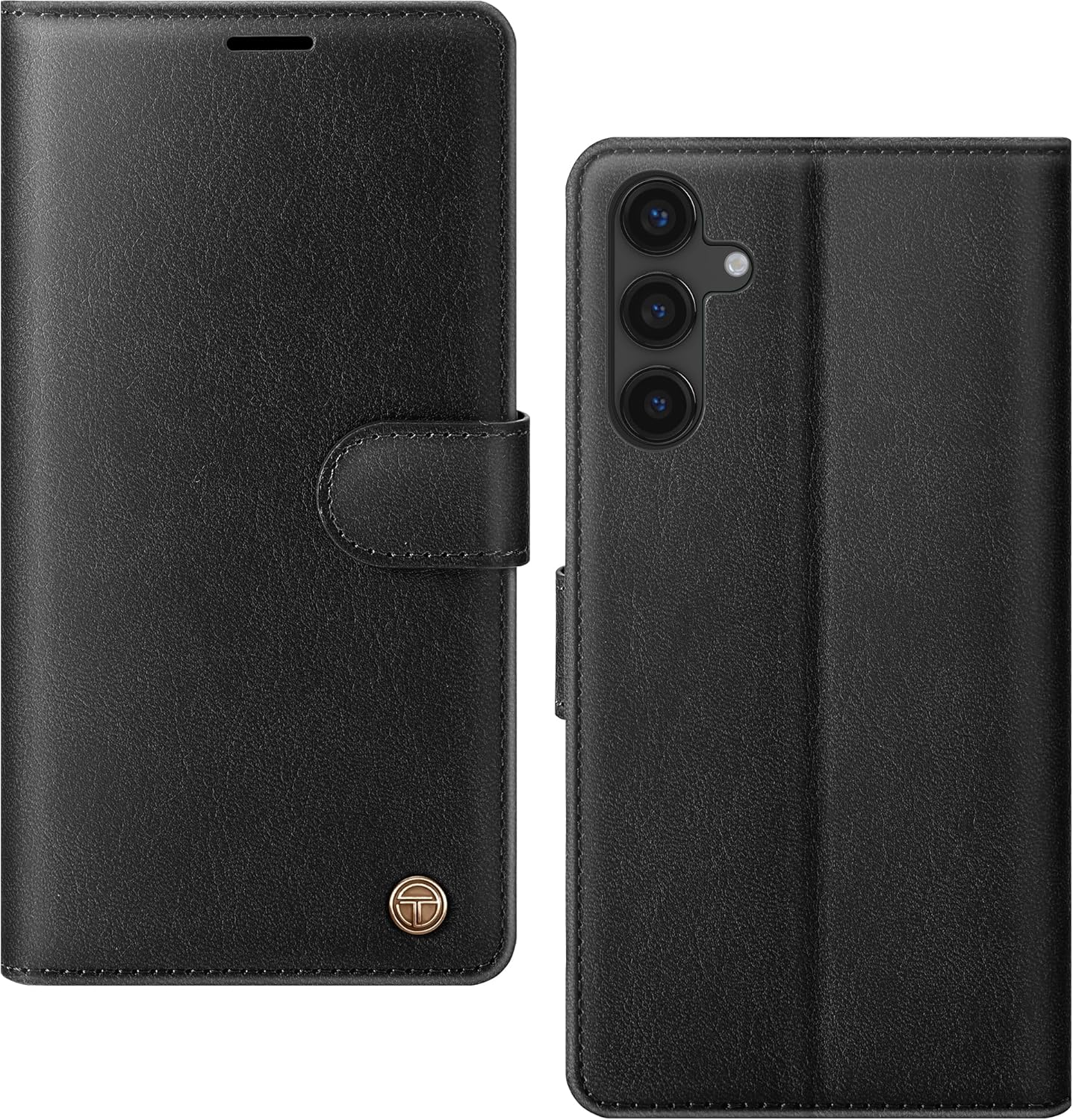 AIMOYU for Samsung Galaxy S24 5G Case, Flip Wallet Leather Phone Case ...