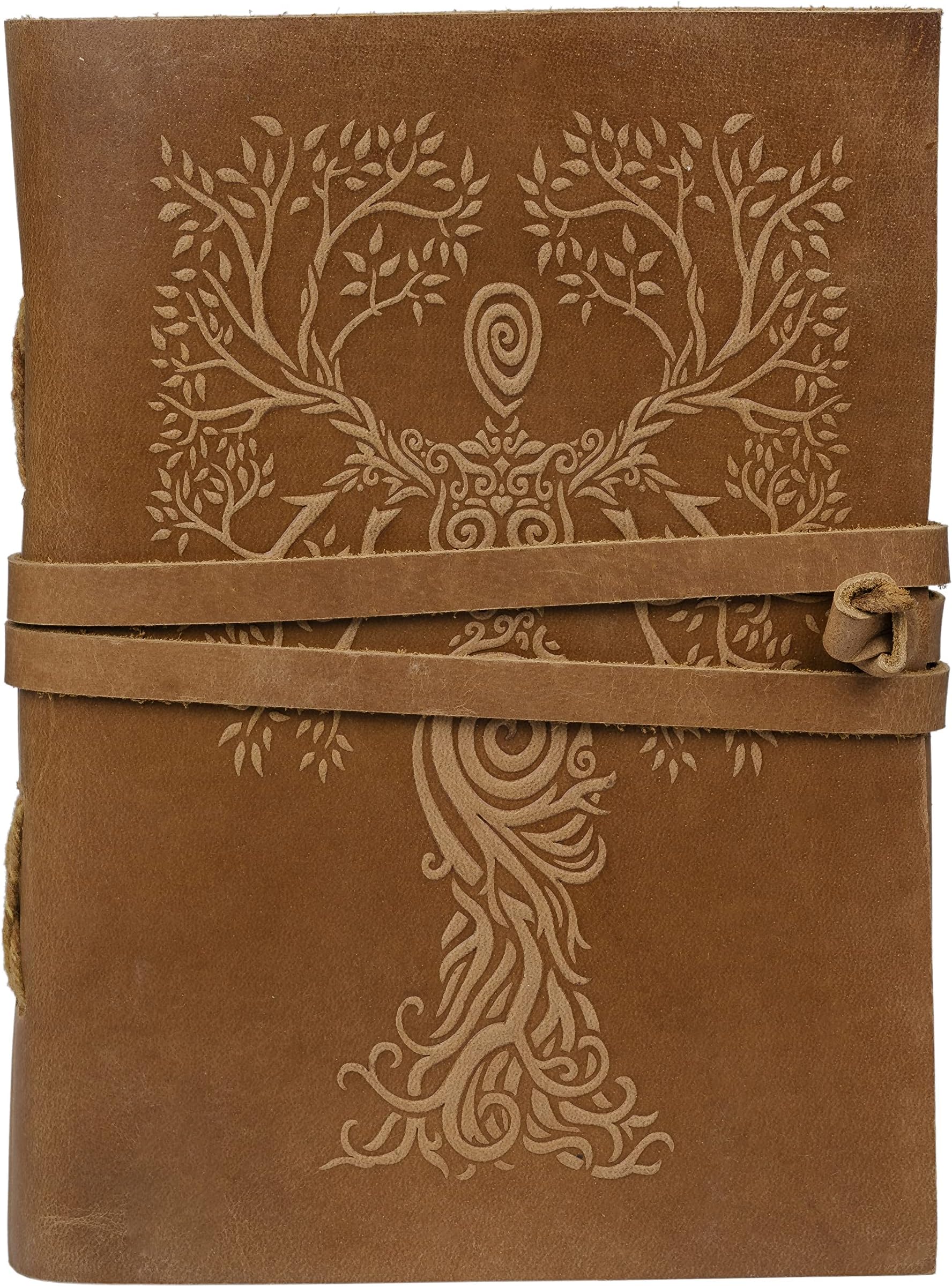 CAVALO - Be Unique Tree Embossed Leather Diary, Brown Colour Antique ...