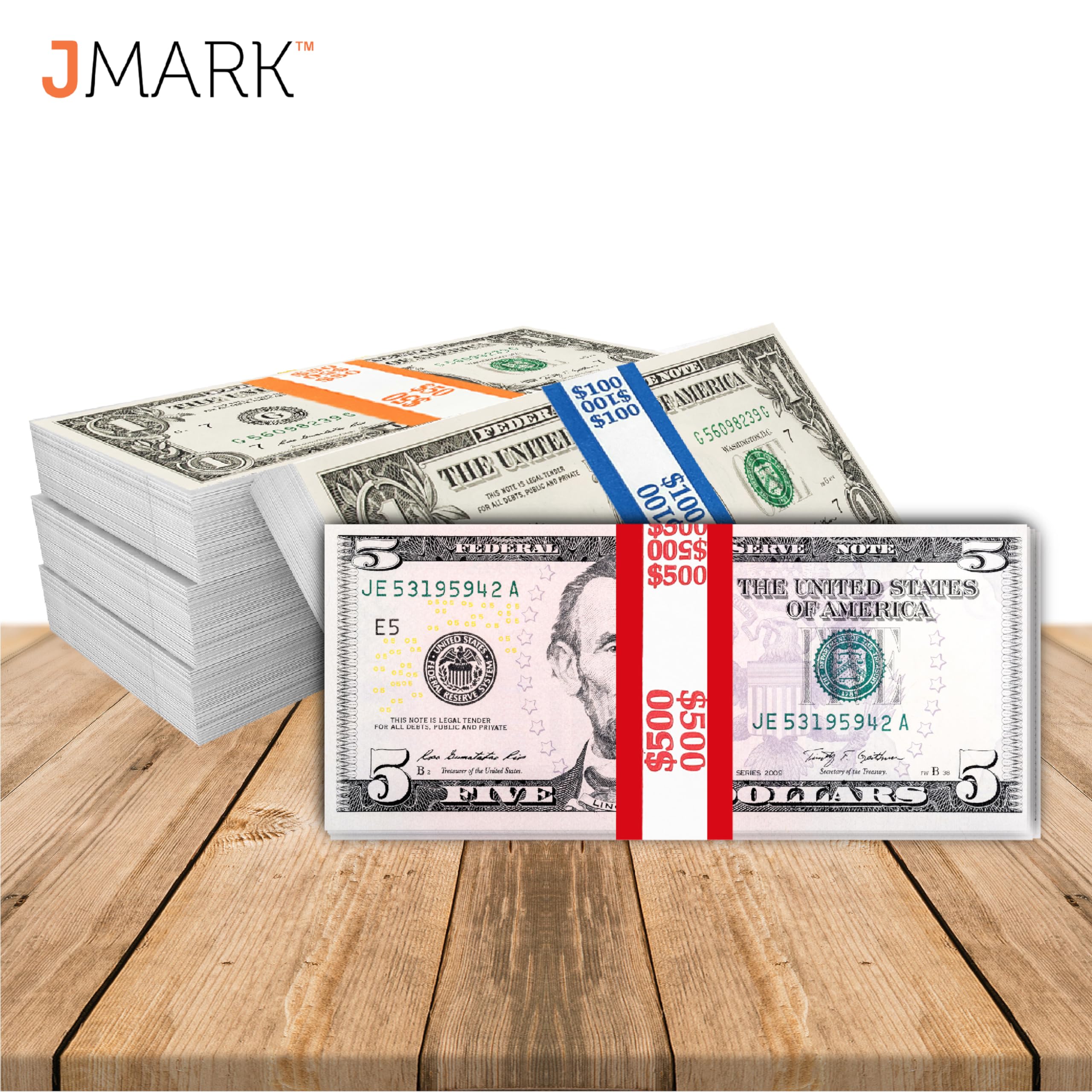 Self-adhesive Money Bands For Cash Organization 400 Pack NUCOUN Self ...