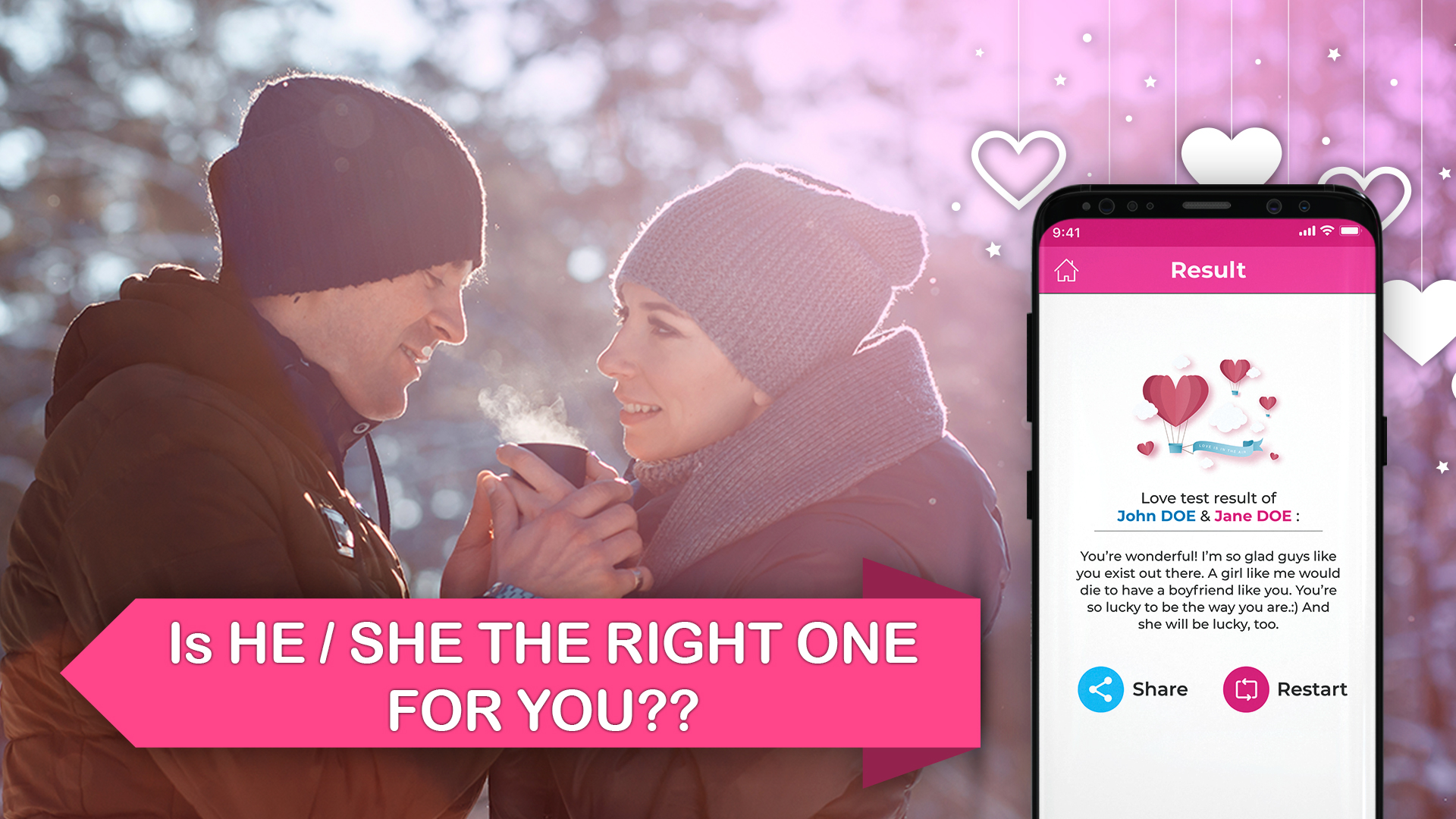 Love Test - Boyfriend , Free Online Dating Quiz - Aplicativo na Amazon ...