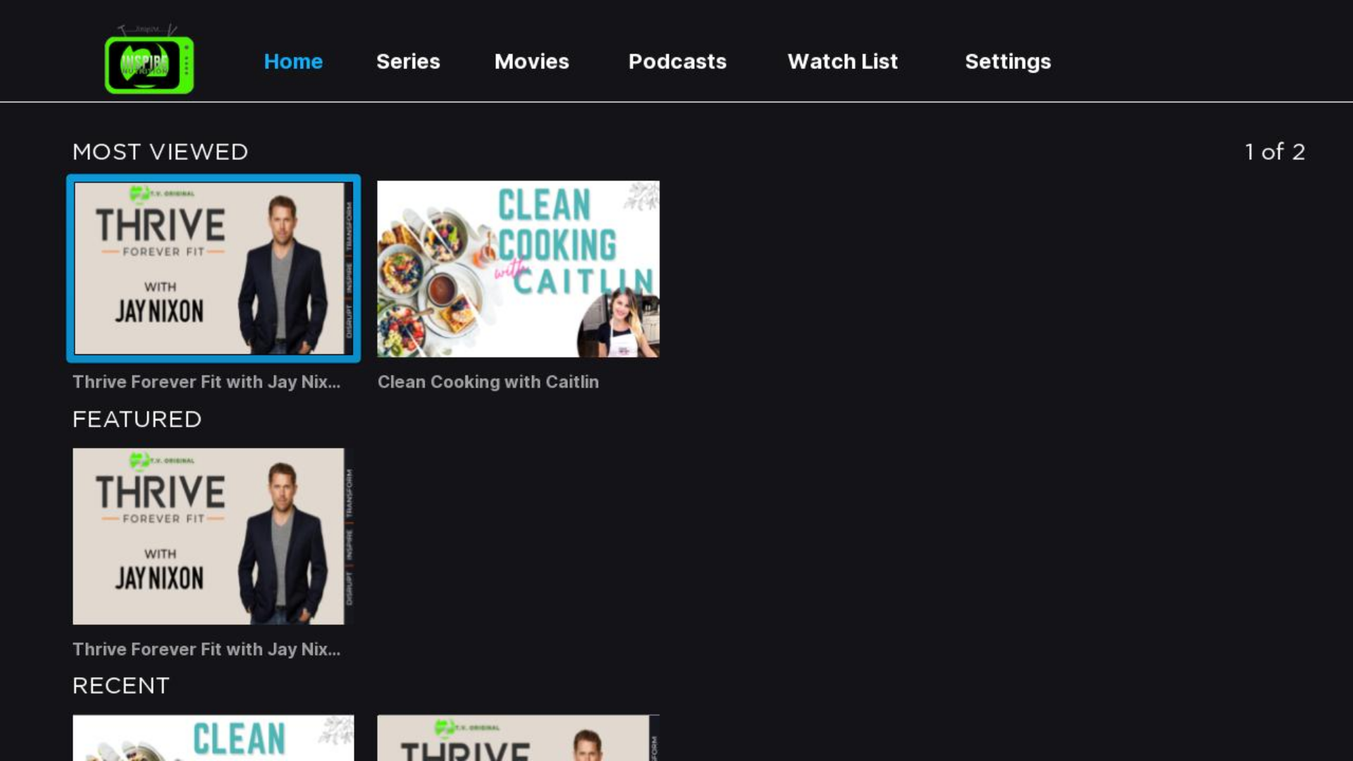 2Inspire Nutrition TV - App on Amazon Appstore