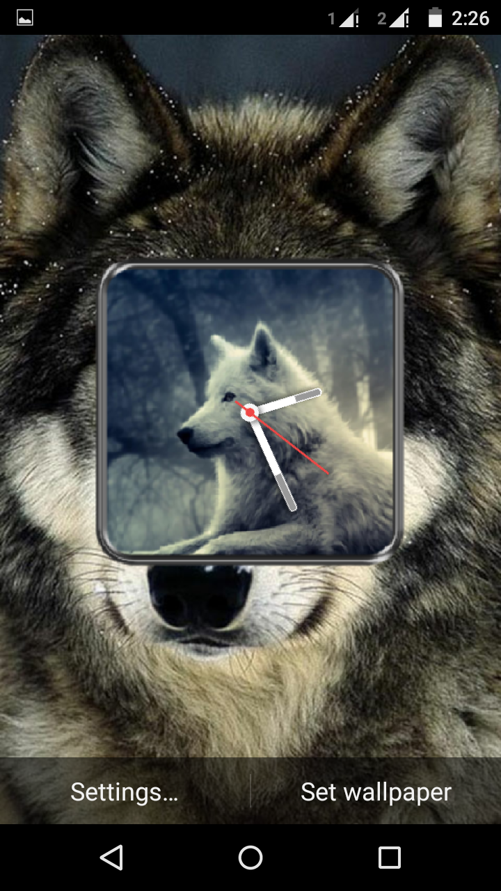 Ware Wolf Clock Live Wallpaper - App on Amazon Appstore