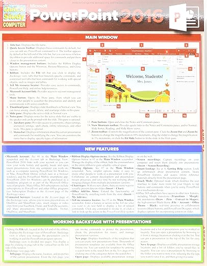 Microsoft Powerpoint 2016 (Quick Study Computer): Lambert, Joan ...