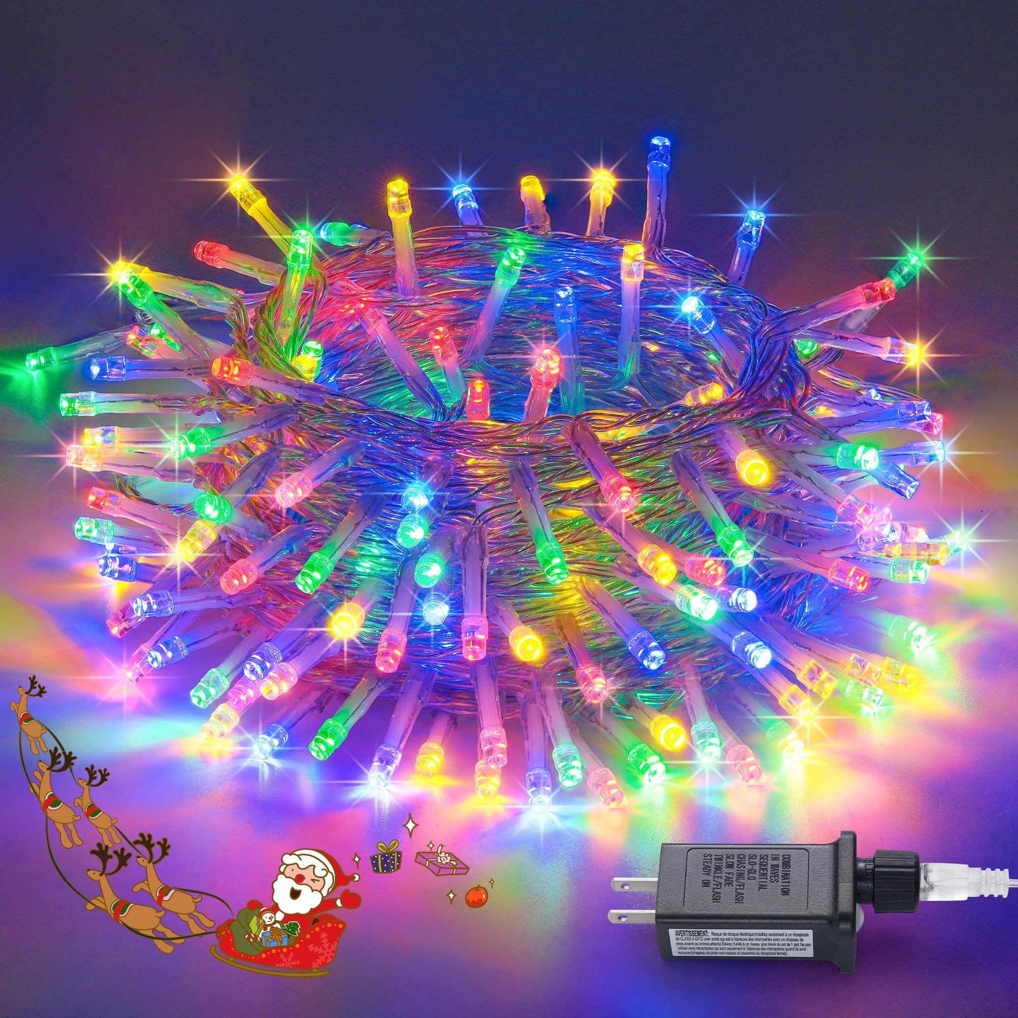 JMEXSUSS 600 LED RGB String Light Outdoor Indoor, Christmas Lights ...