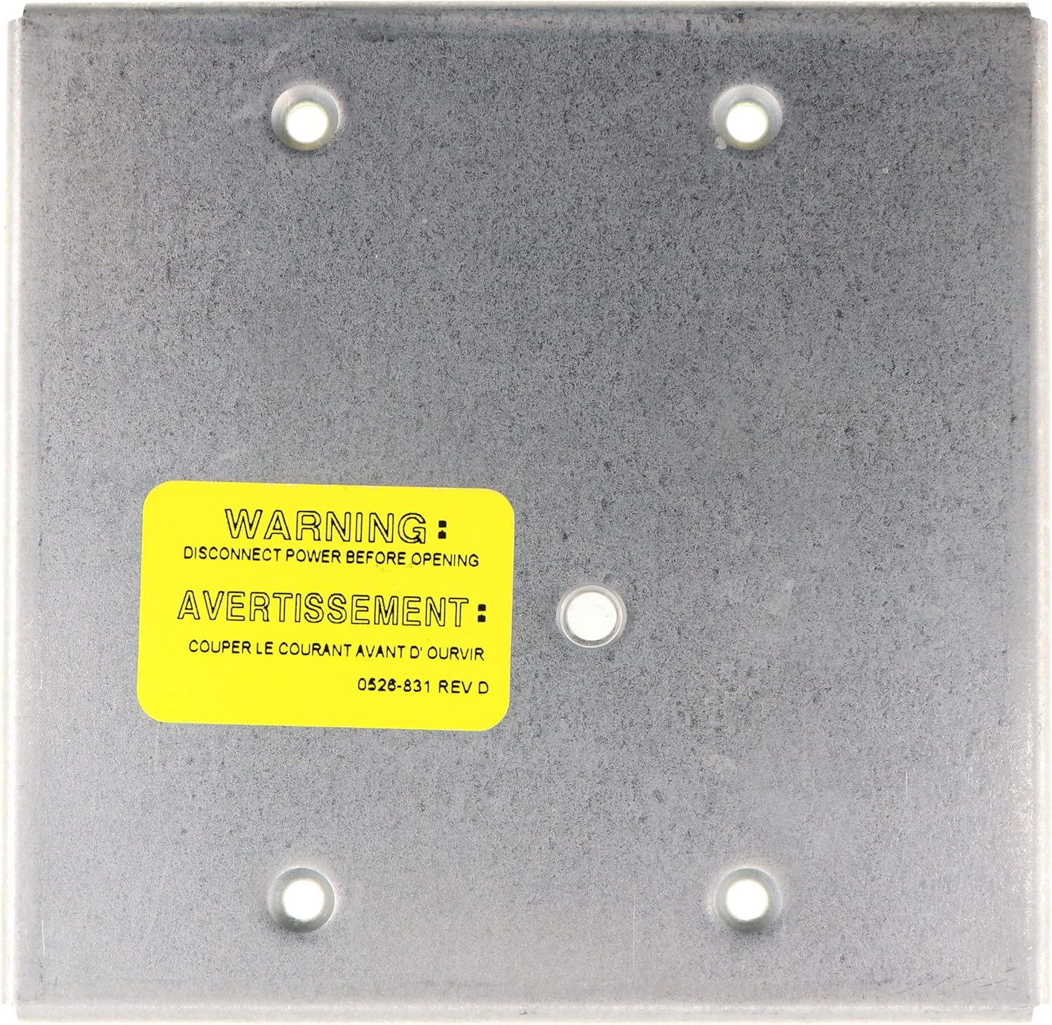 Simplex 4090-9802 ZAM Relay Surface Mount Cover Plate, Galvanized Steel ...