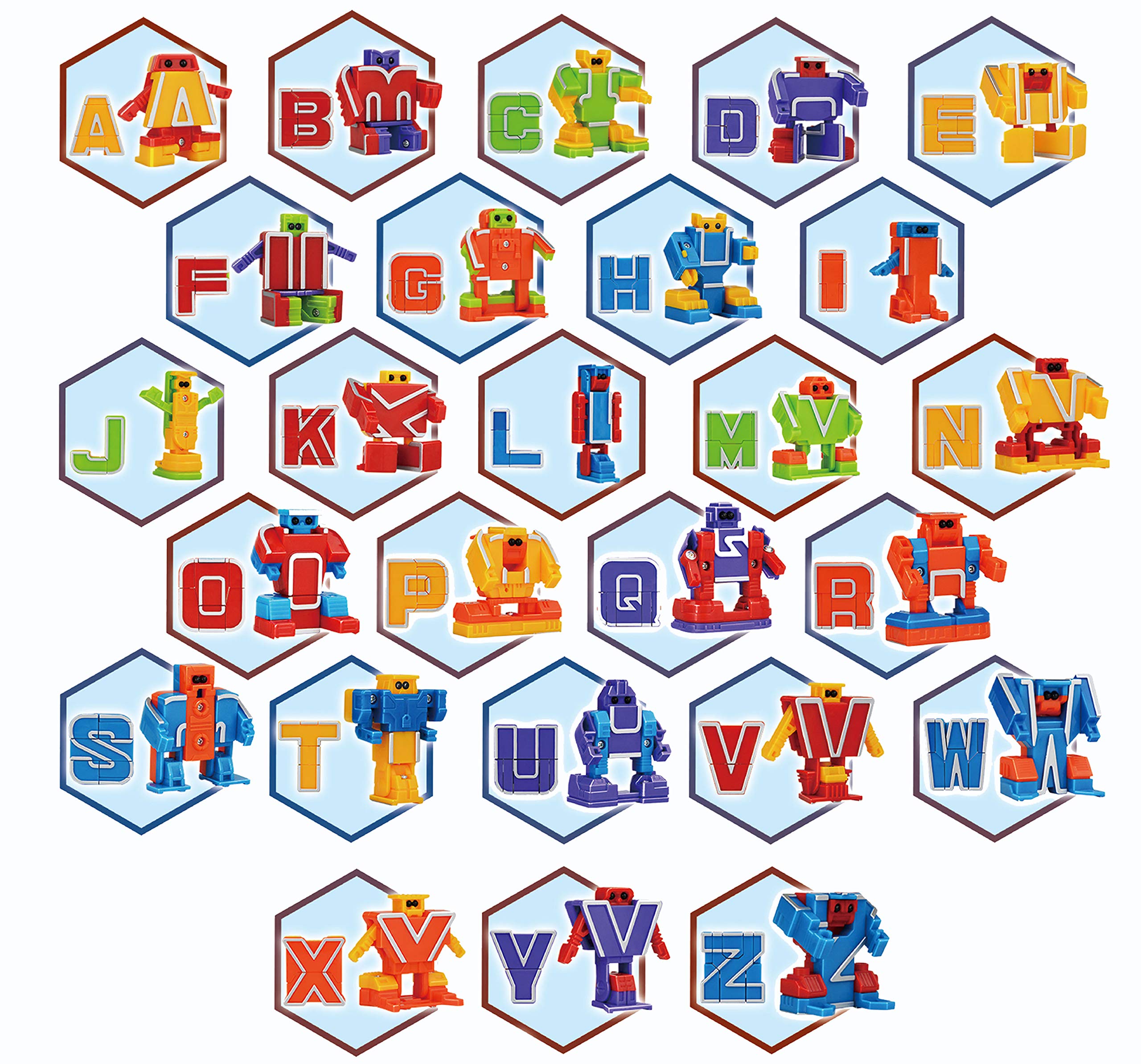 Buy Alphabet Robots Toys for Kids, ABC Learning Transformers Toys ...