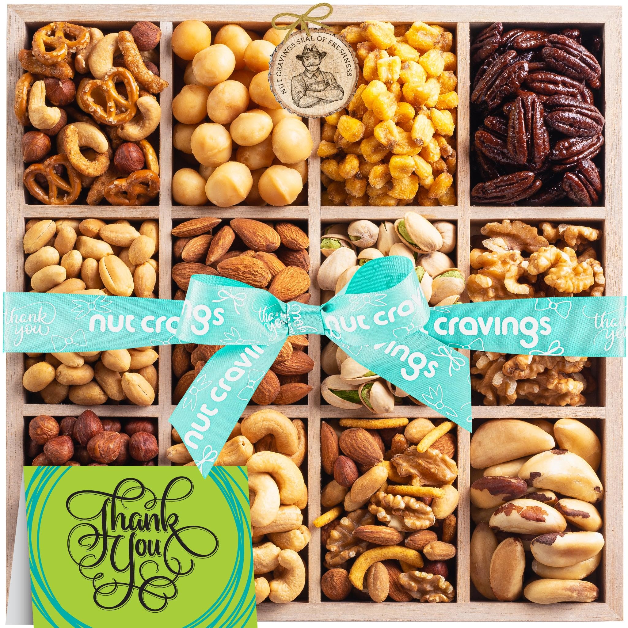Amazon.com : NUT CRAVINGS Gourmet Collection - Thank You Nuts Gift ...
