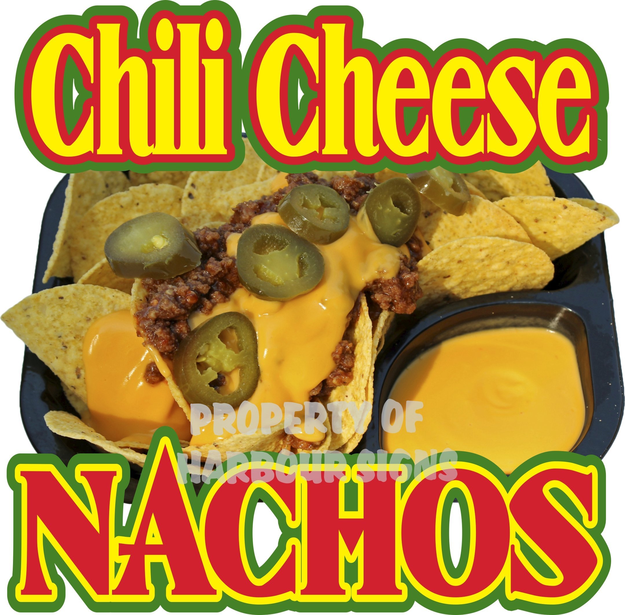 Buy DECAL Chili Cheese Nachos Food for Concession Restaurant Truck ...