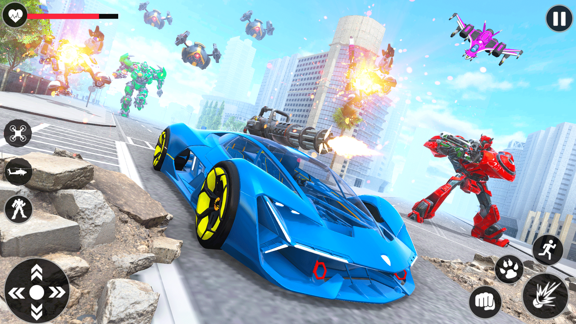Robot Transformerz : Car Robot Games - App on the Amazon Appstore