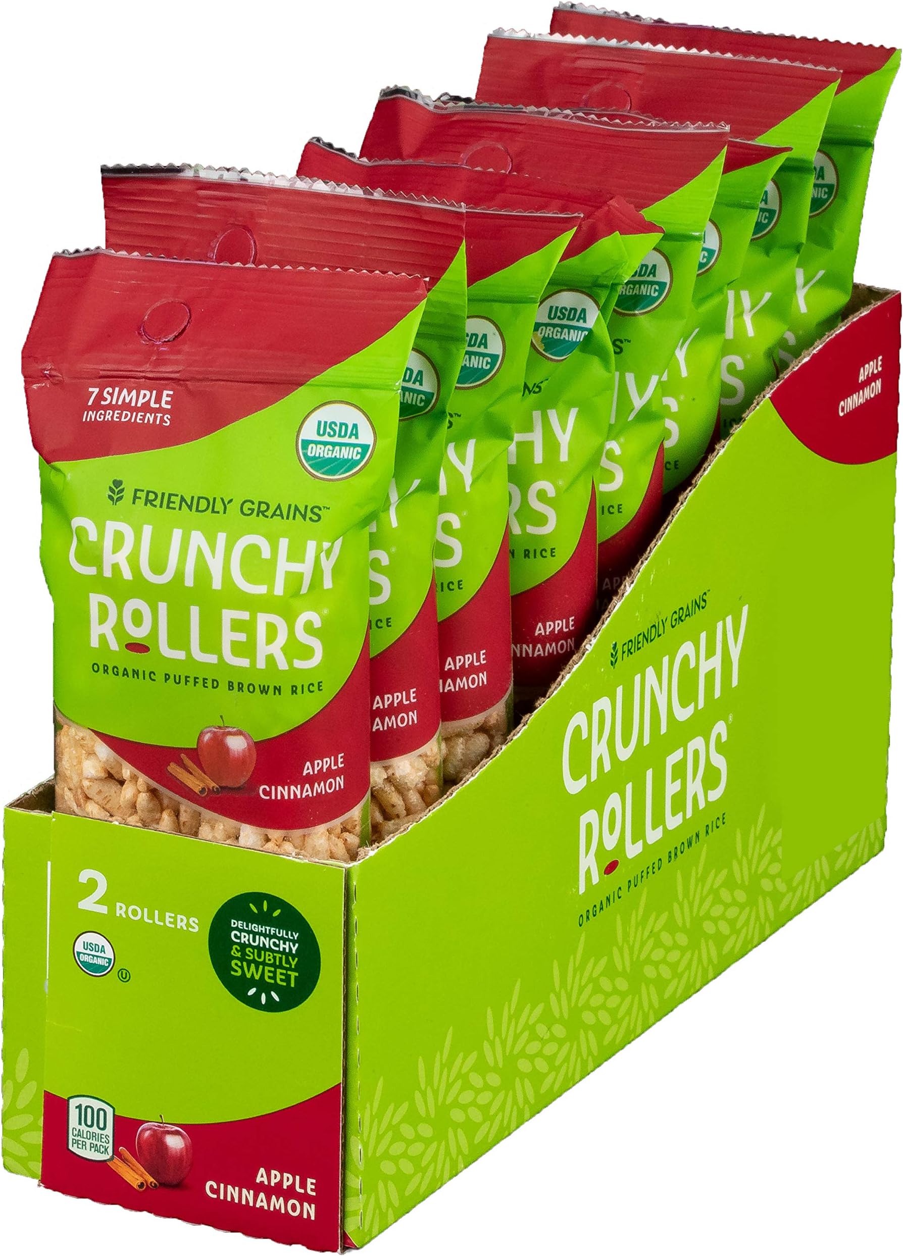 Amazon.com: Original Brown Rice Crunchy Rollers (2 Boxes) - Organic ...