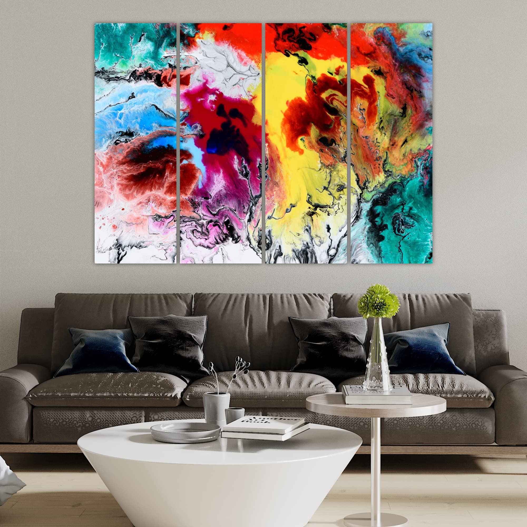 Oil Paintings In Multiple Frames
