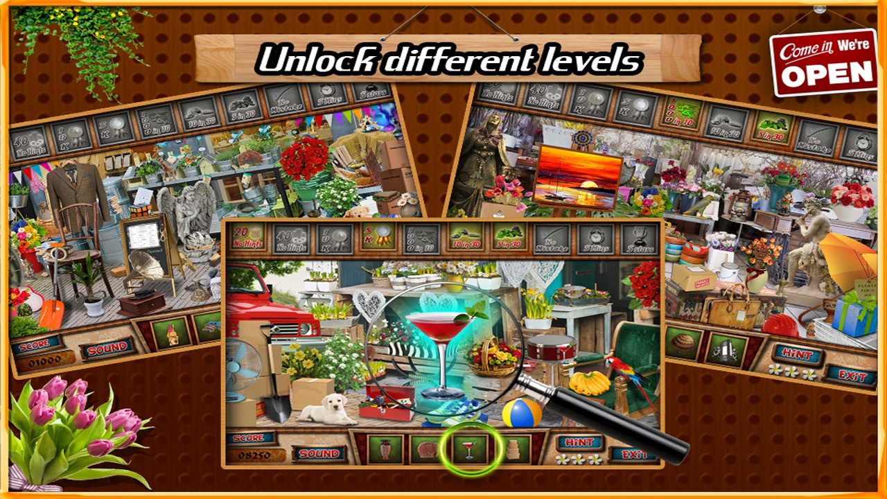 New Hidden Object Game - Flower Shop - Find 400 new hidden objects in ...