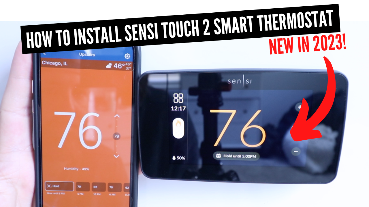 Watch How To Install Sensi Touch 2 Smart Thermostat on Amazon Live