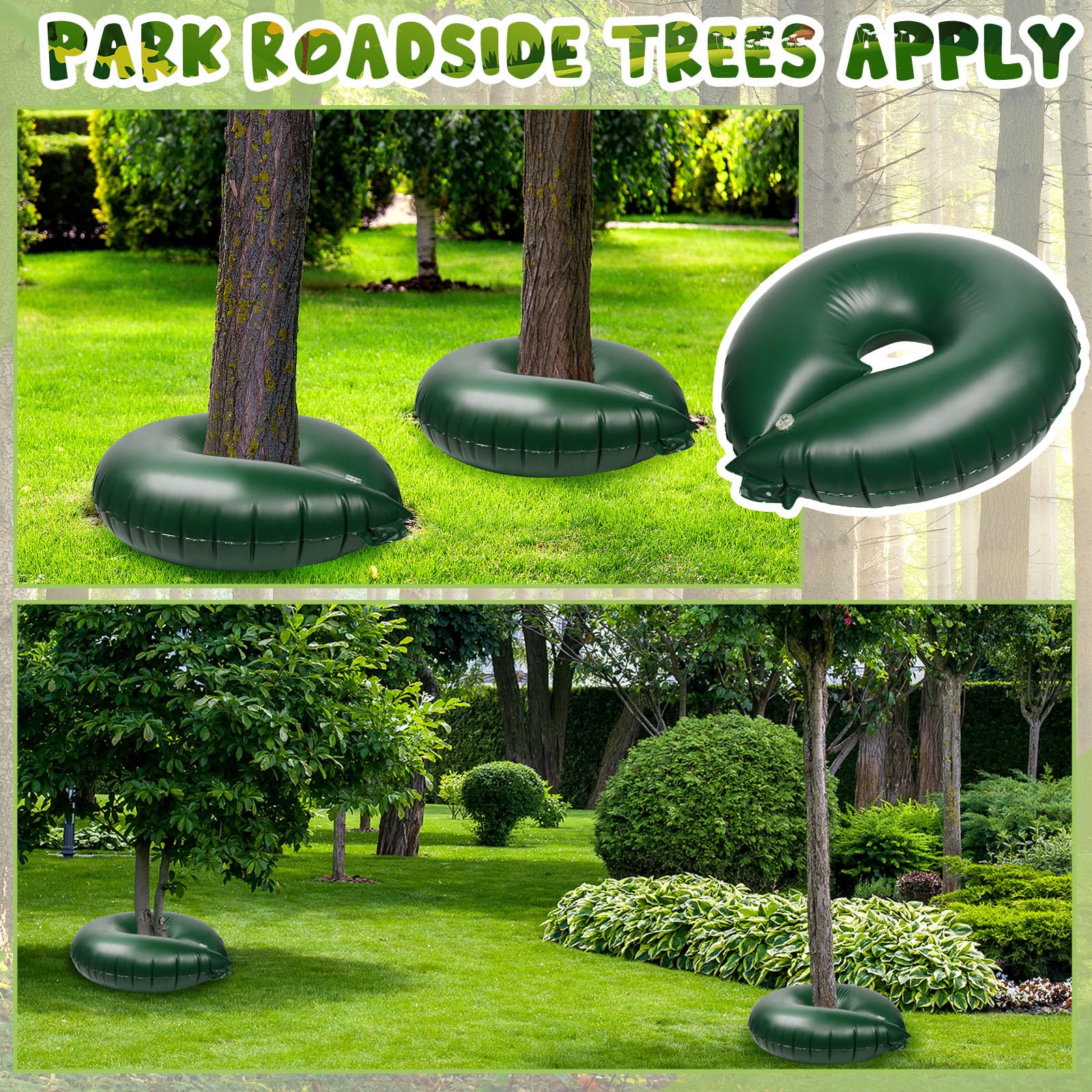 Snapklik.com : 50 Pack 15 Gallon Tree Watering Ring Slow Release ...