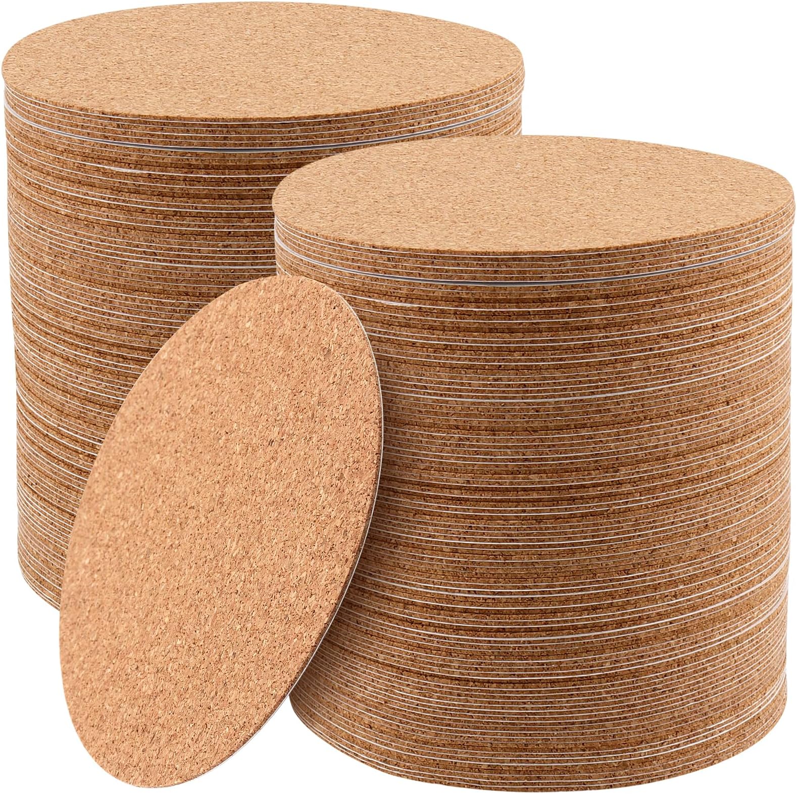 Amazon.com: LEXININ 200 PCS 4 x 4 Inch Self Adhesive Round Cork ...