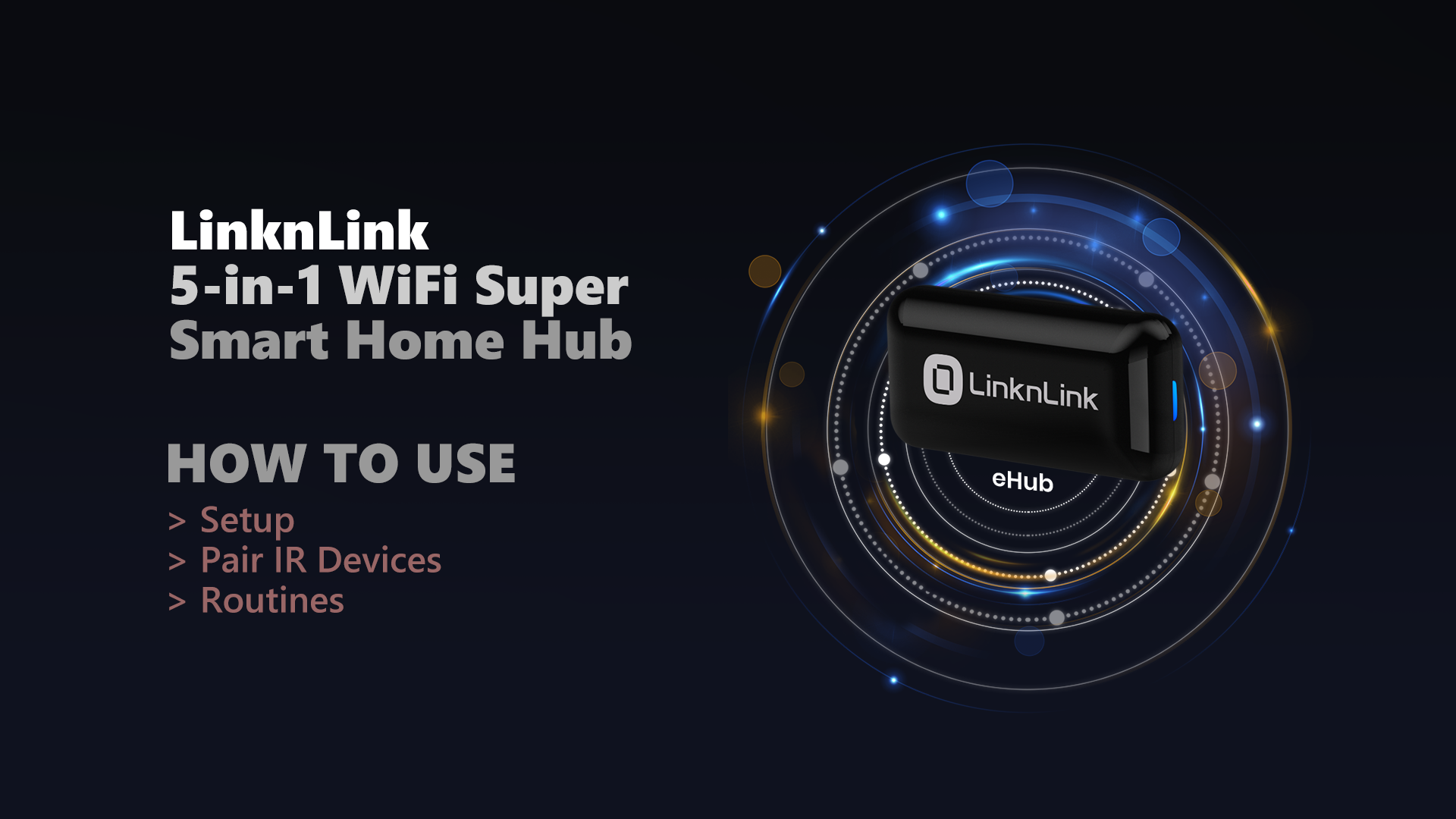 Watch LinknLink 5-in-1 eHub -Starter's Tutorial | Part I on Amazon Live