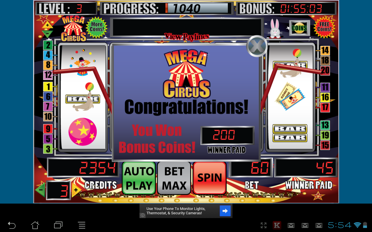 Mega Circus Slot Machine - App on Amazon Appstore