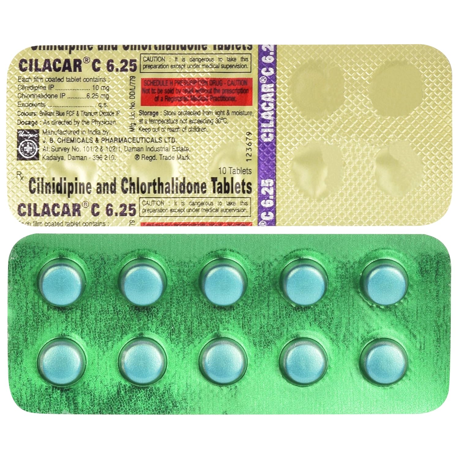 Cilacar C 6.25 - Strip of 10 Tablets : Amazon.in: Health & Personal Care