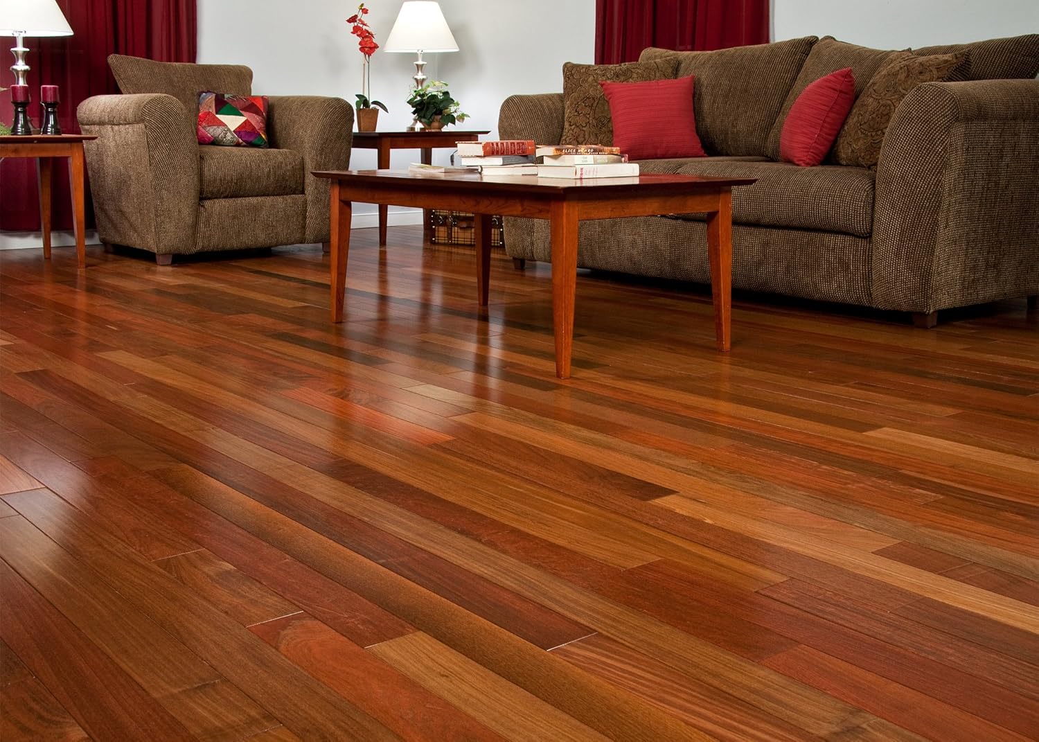 Bellawood 10003110 3/4" x 3-1/4" Brazilian Walnut Hardwood Flooring, 22 ...