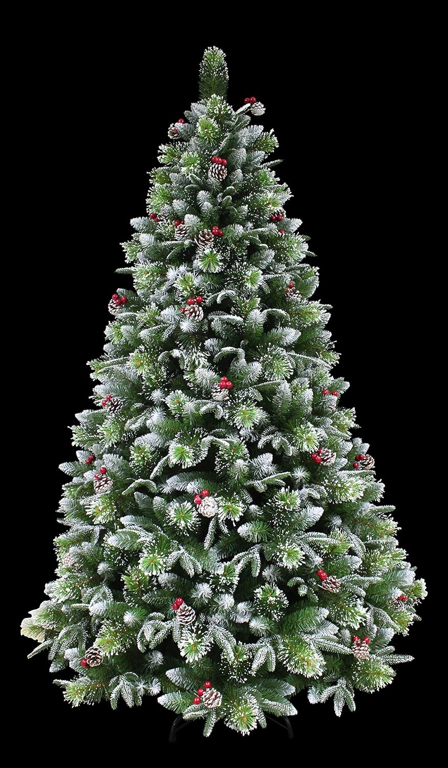 5 Foot Super Full Frosted Pine Christmas Tree (5ft Unlit) : Amazon.ca: Home