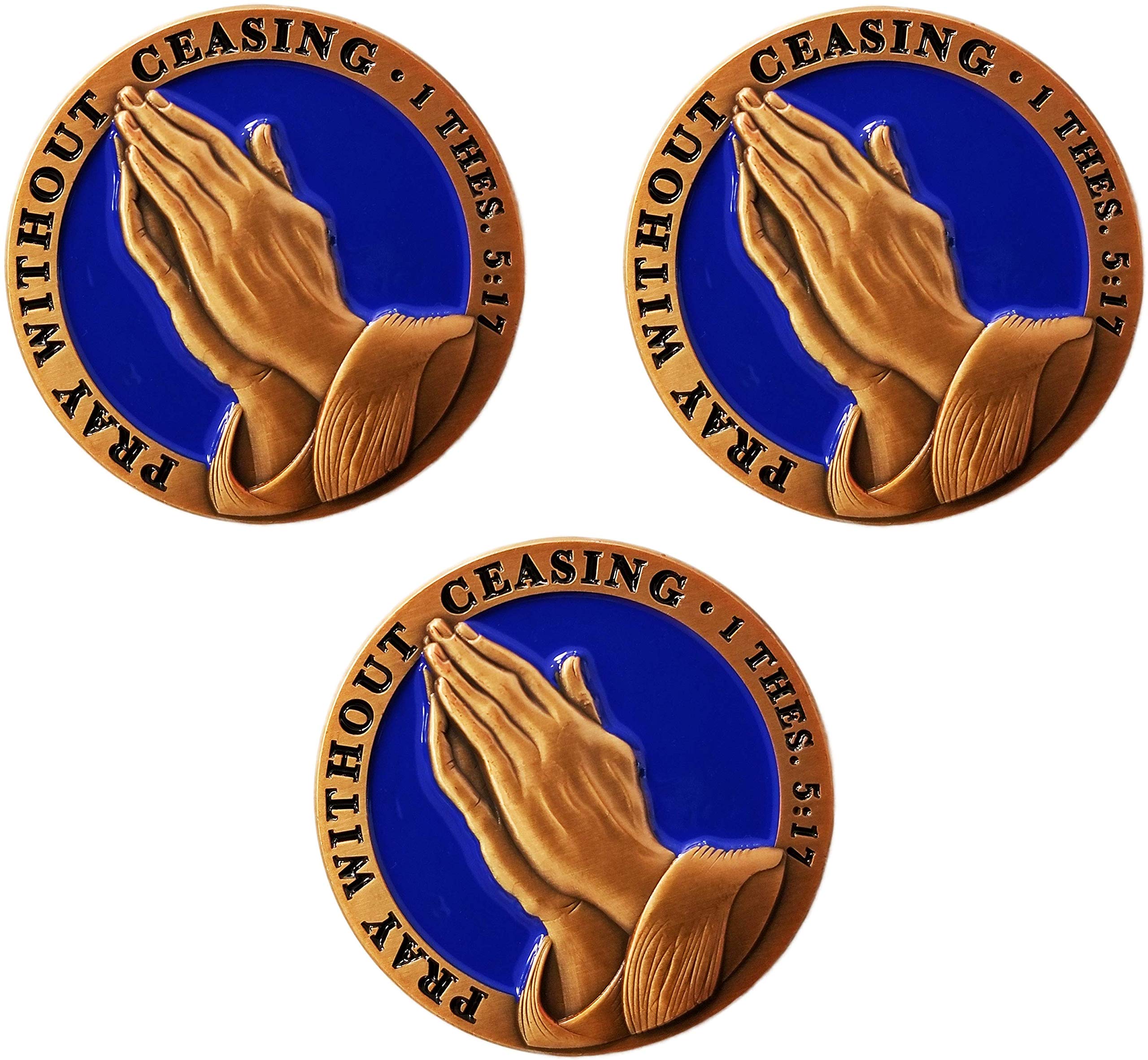 Pocket Worship Token He Is Risen Easter Challenge Coin - Antique Gold ...