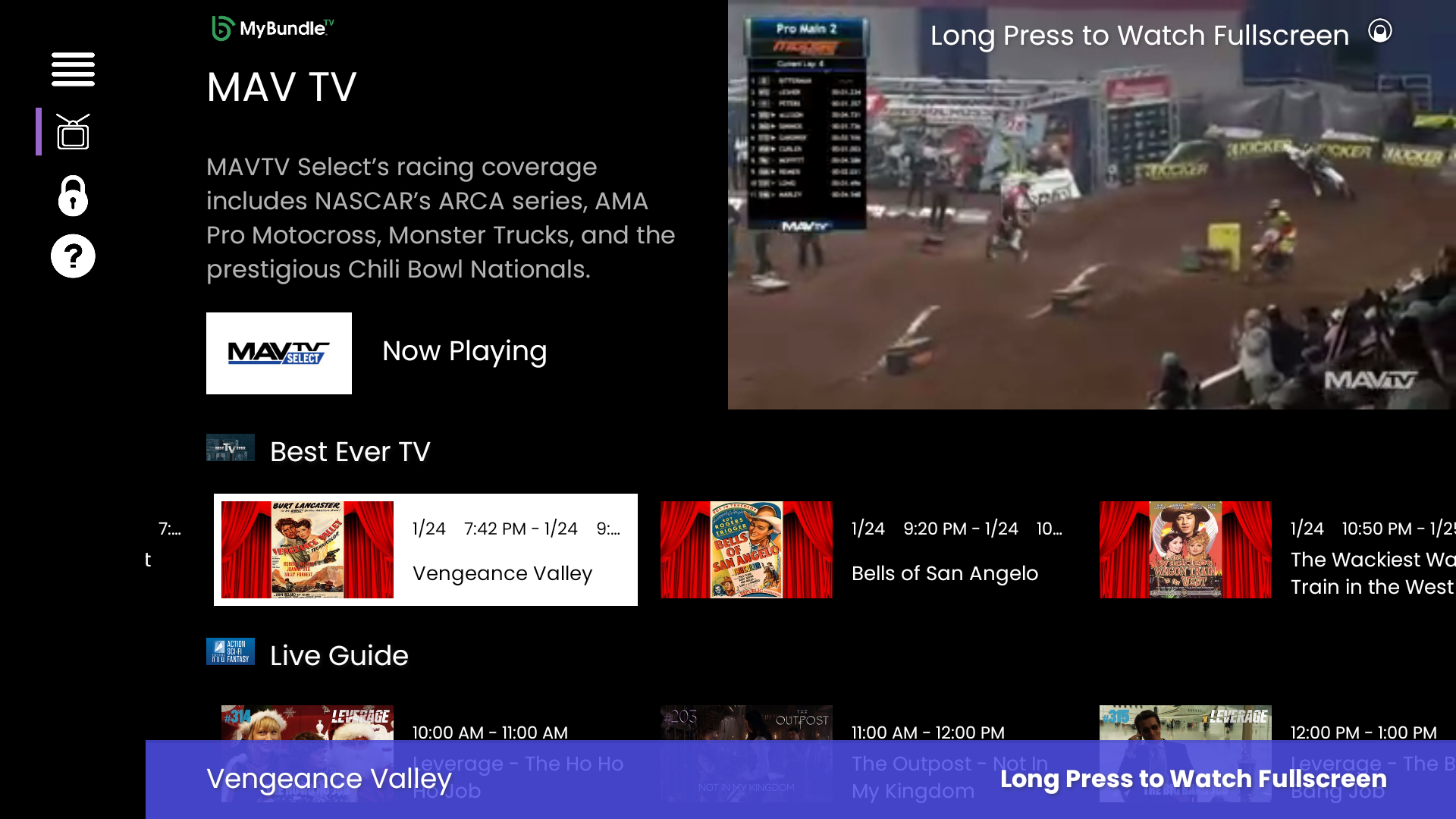 MyBundle Free TV - App on Amazon Appstore