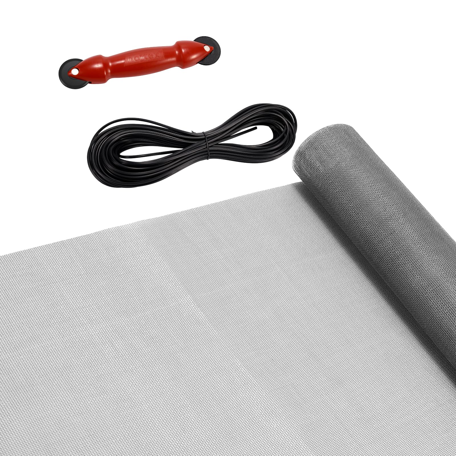 FLYZZZ Screen Door Repair Kit Replaceable Window Screen Kit 39''x78 ...