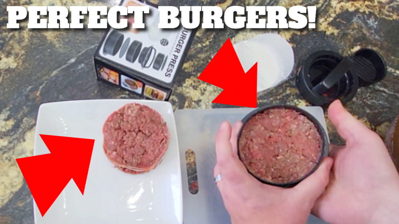 Watch Easy to Use Burger Press - Hamburger Patty Mold on Amazon Live