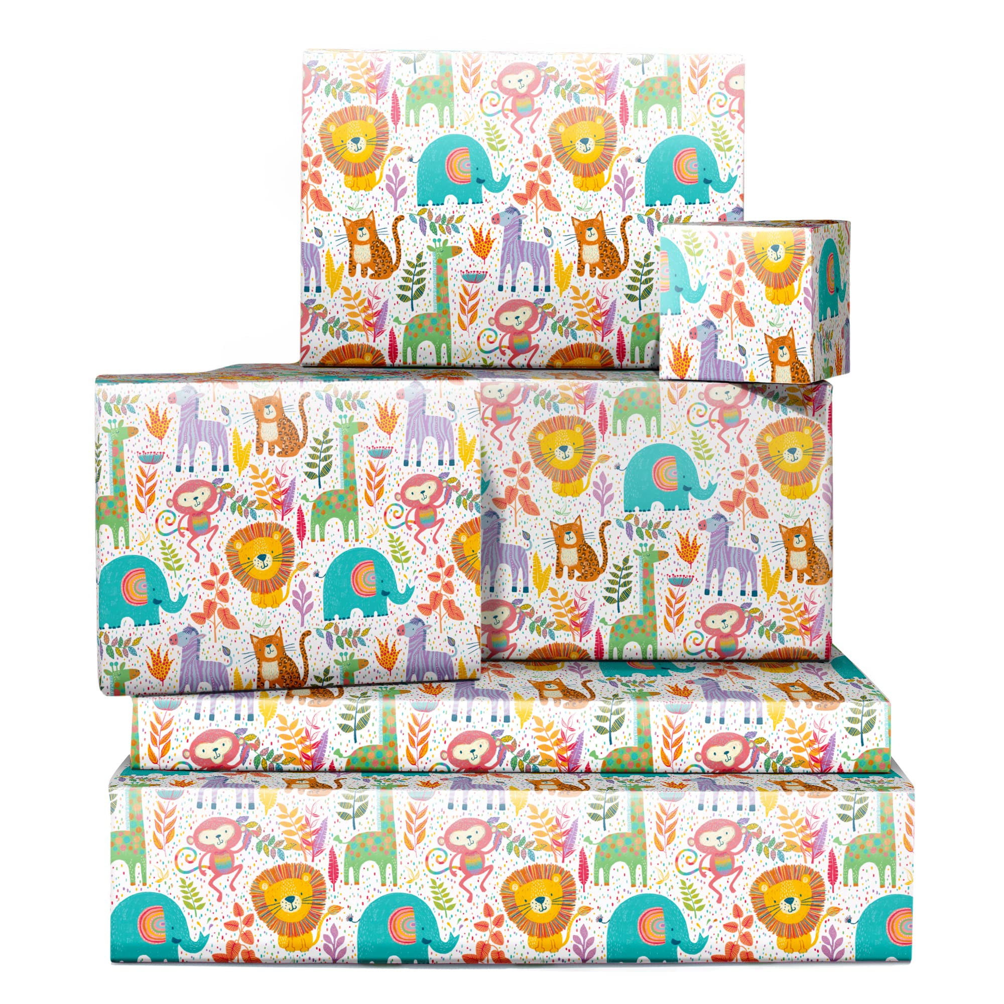 Amazon.com: CENTRAL 23 Kids Birthday Wrapping Paper For Boys (x6 ...