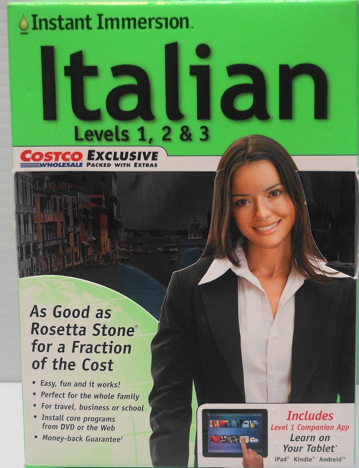 Amazon.com: Instant Immersion Italian Levels 1,2 & 3 Exclusive (Packed ...
