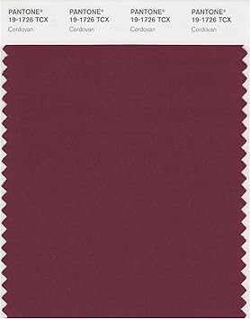 PANTONE Smart 19-1726X Color Swatch Card, Cordovan - House Paint ...