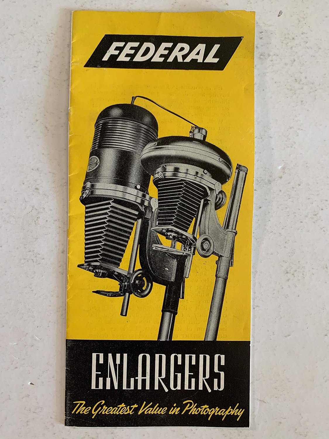 Federal Enlargers The Greatest Value in Photography: Federal ...