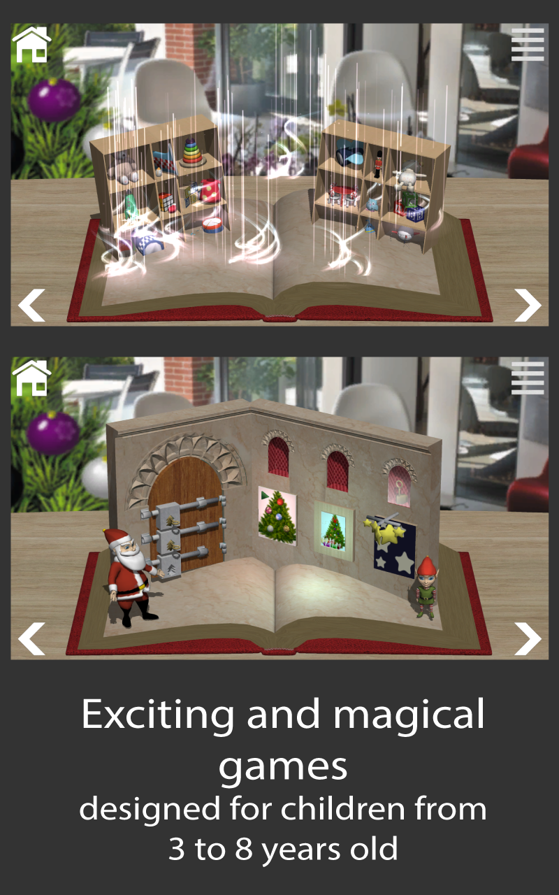 The Christmas Spirit - 3D interactive pop-up book:Amazon.com:Appstore ...