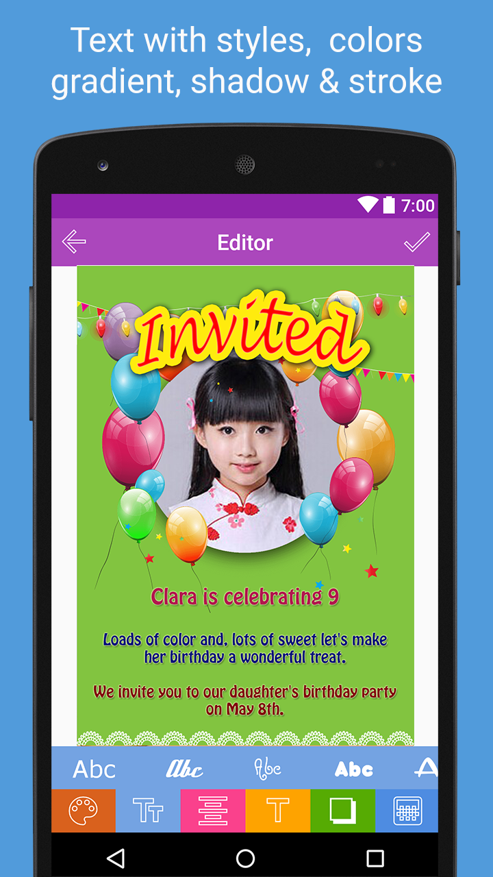 Birthday Greeting Cards Maker - App on the Amazon Appstore