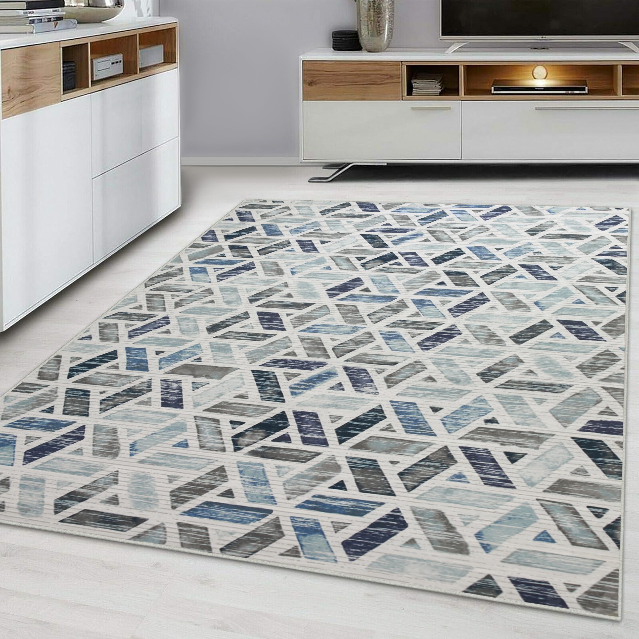 Hafaa Rugs Living Room Indoor Bedroom Rug Soft Touch Premium ...