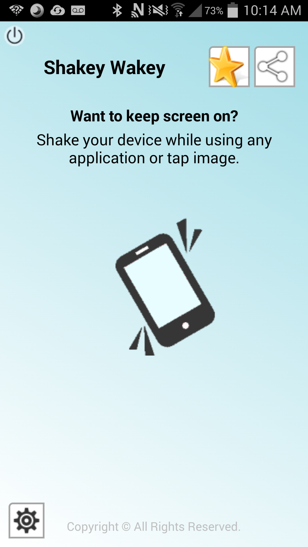 Shaky Wakey - Keep Screen On - App on Amazon Appstore