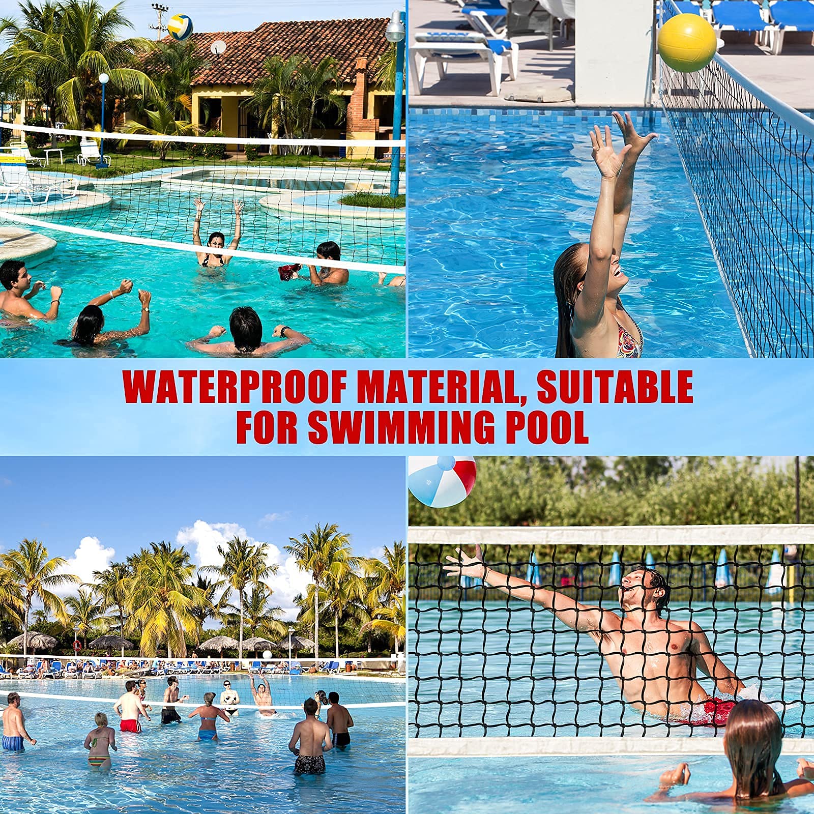 Snapklik.com : Professional Volleyball Net Outdoor Sand, Grass ...