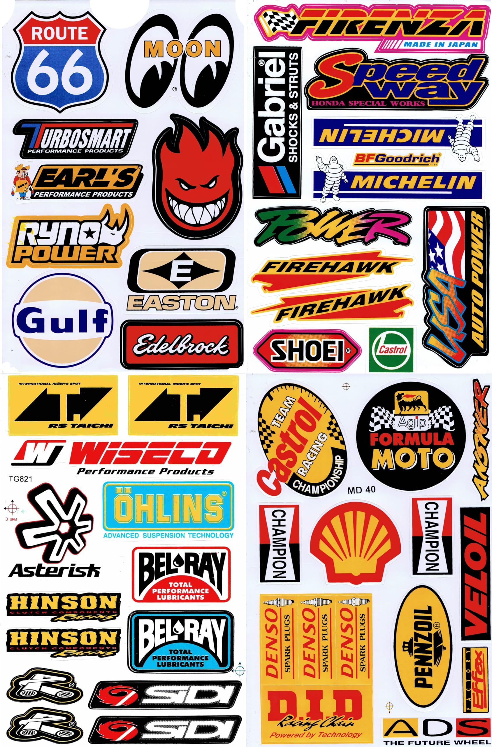 Vintage Race Car Sponsor Decal B4B Stickers Cars Motorsport Nos Gulf