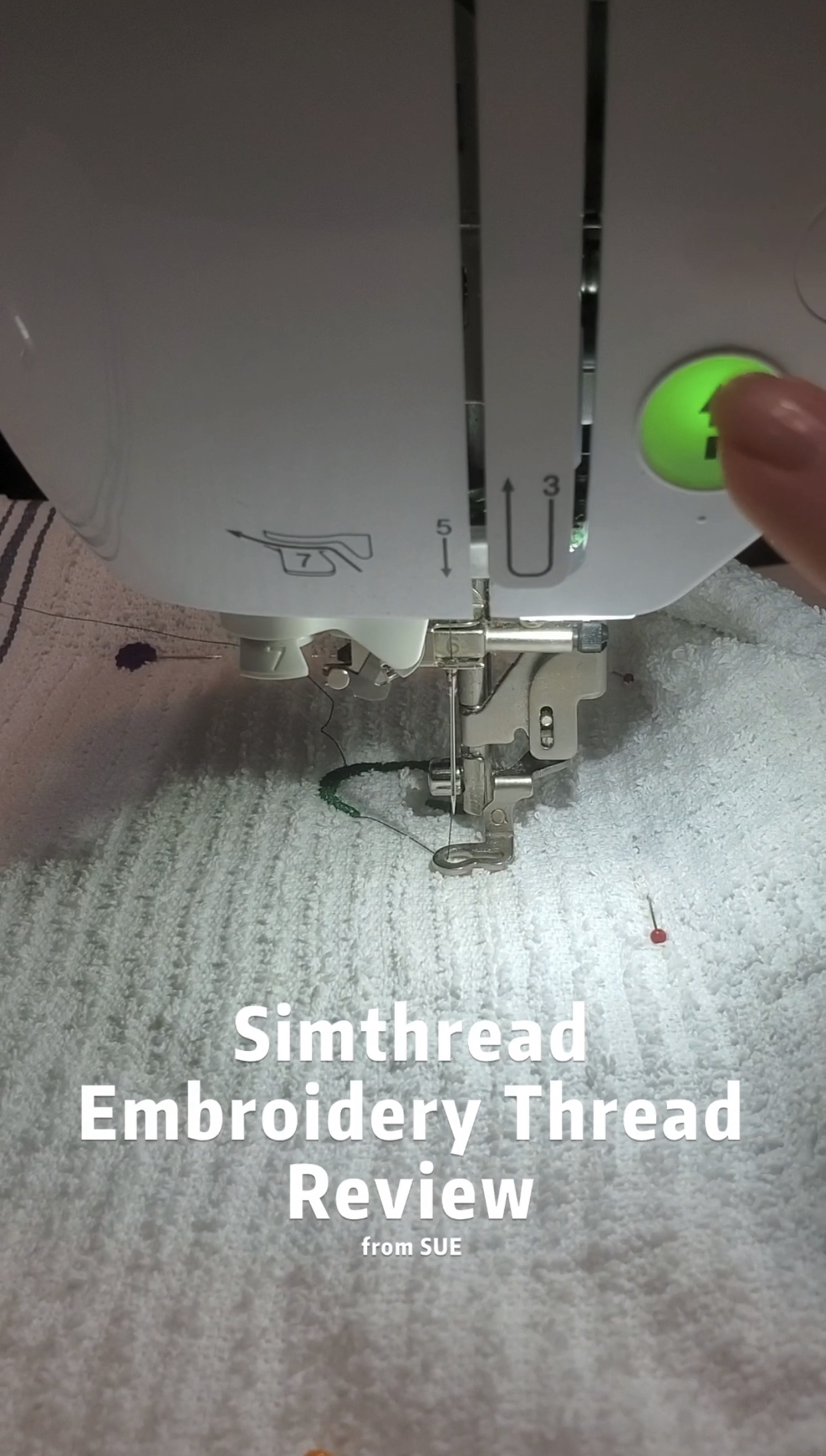 Watch Simthread Embroidery Thread on Amazon Live