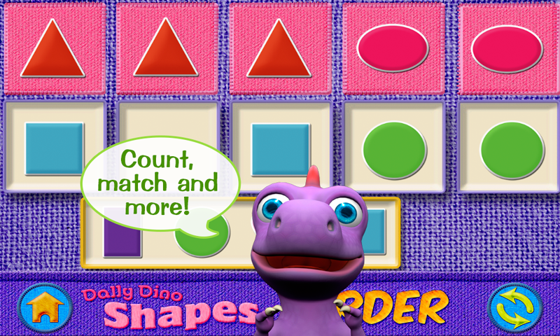 Shapes with Dally Dino - Preschool Kids Learn Shapes with A Fun ...