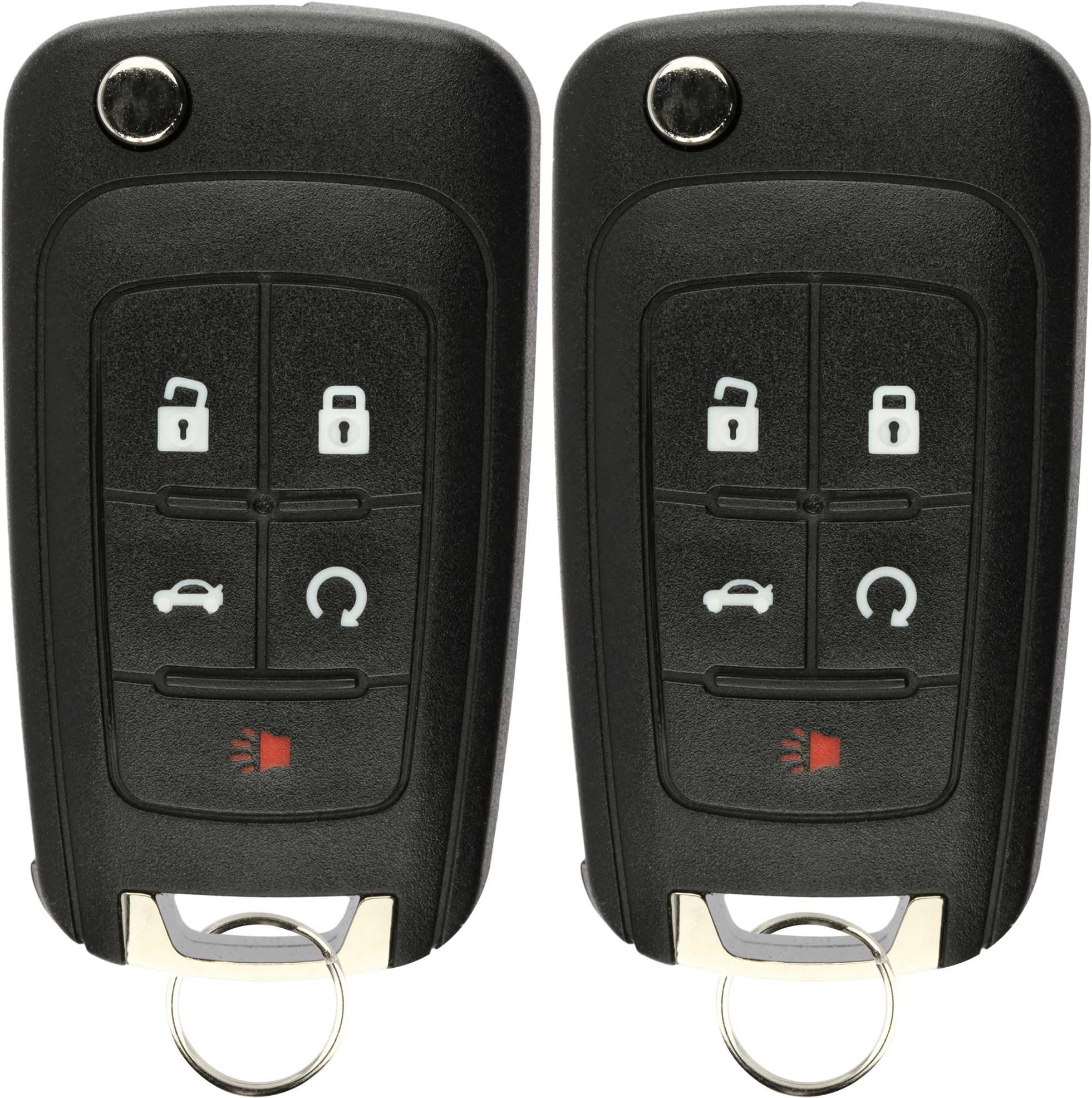 Amazon.com: KeylessOption Keyless Entry Car Remote Uncut Flip Key Fob ...