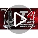 Trend T4 1/4 Inch Variable Speed Workshop Router and Kitbox, Perfect ...