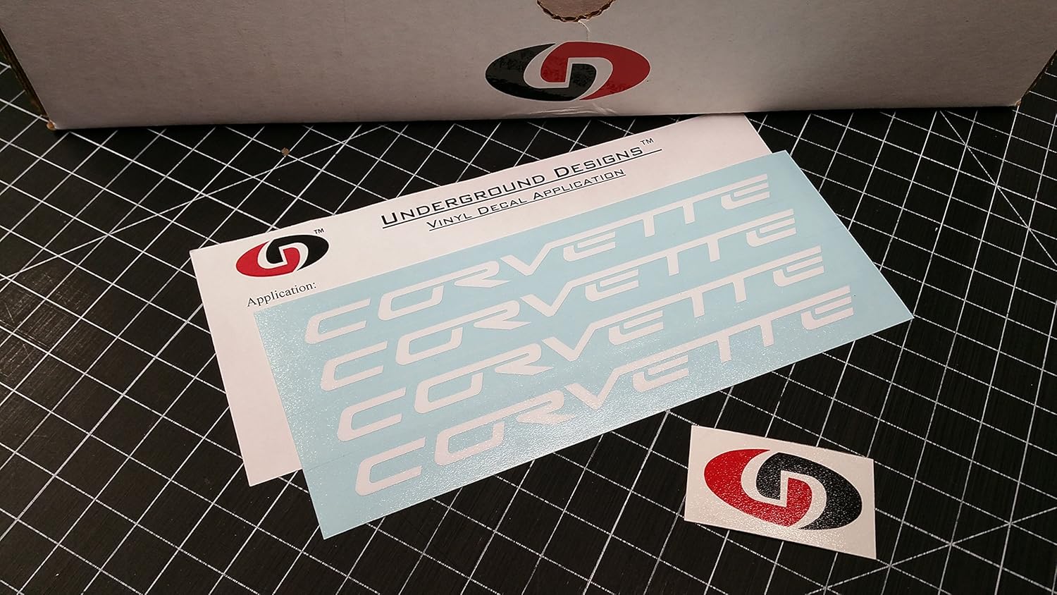 Amazon.com - Corvette Wheel Decals C5 C6 Racing Stickers (4 Pack) 0.75 ...